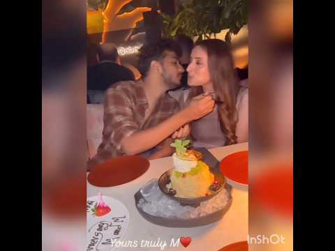Bigg boss 17 winner Munawar Faruqui with Second Wife Mehzabeen Coatwala dinner date video#yt #viral