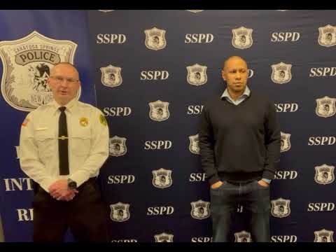 Police Chief Crooks and Jason Golub, Co-Chair of Police Reform Task ...