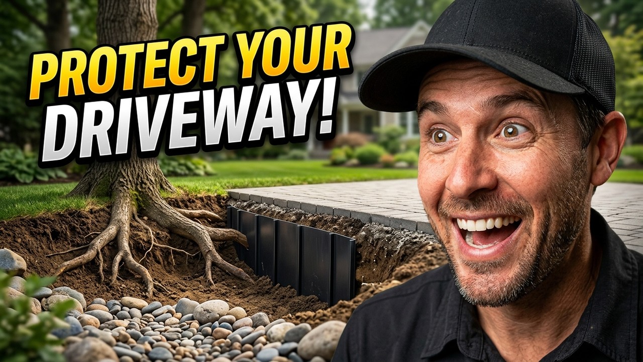 How to Stop Tree Roots from Damaging Your Driveway or Sidewalk | Root Barrier Installation Guide