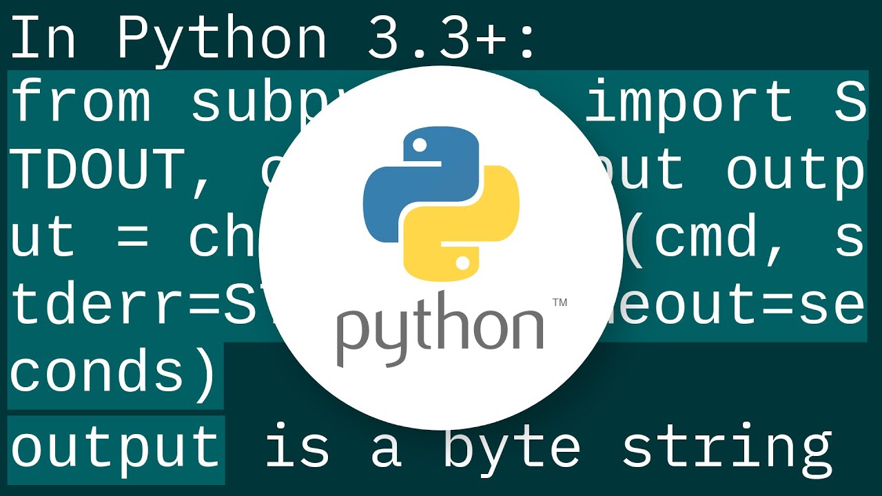 Using module 'subprocess' with timeout