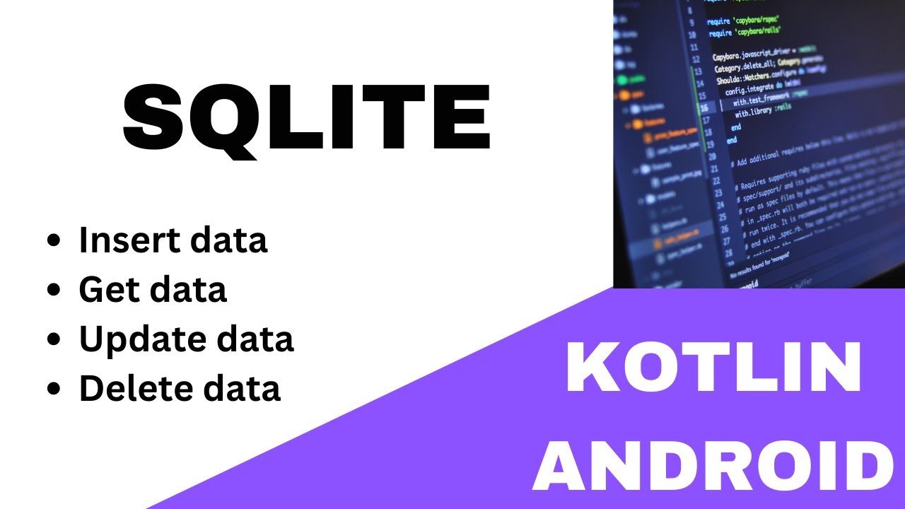 ☢️ ANDROID - ☢️ SQLite ~~ ADD, GET, UPDATE, DELETE DATA FROM DATABASE || ☢️ TUTORIAL IN KOTLIN