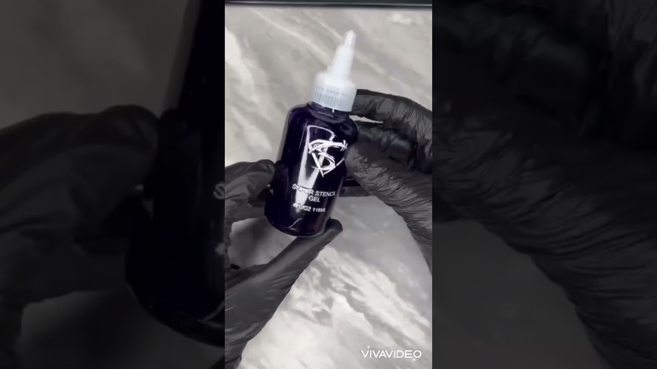 super stencil ez سوپر استنسیل ایزد مایع انتقال طرح تاتو