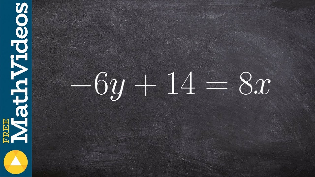 Equations in standard form