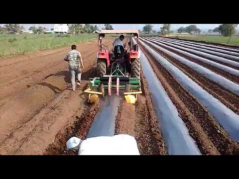 Plastic Mulch Laying Machine - Plastic Laying Machine Latest Price ...