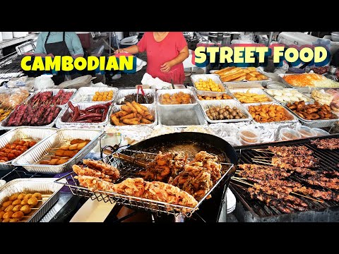 CAMBODIAN STREET FOOD & CHINESE BURGER Food Court Tour in Dallas Texas