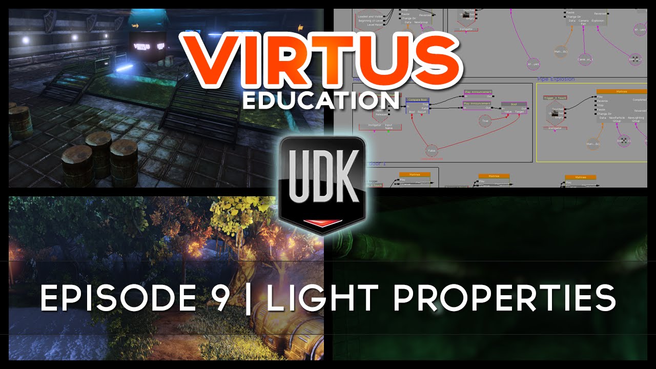Unreal Development Kit Beginner Tutorial Series - #9 Lighting Properties