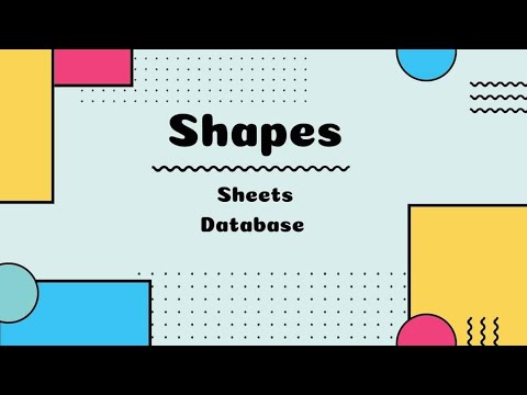 Learn Shapes for Kids: Fun and Easy Shape Learning!@SheetsDatabase