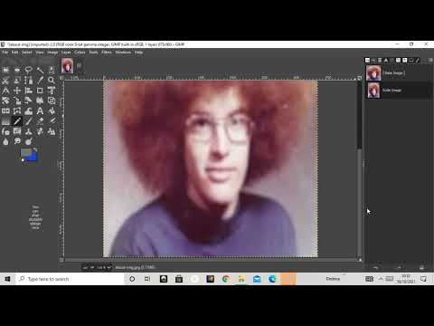 Resize or scale an image in Gimp 2.10