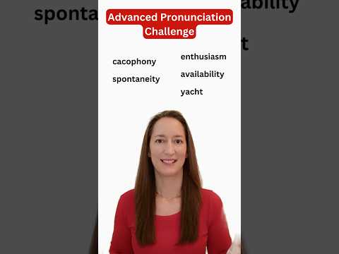 English Pronunciation Challenge