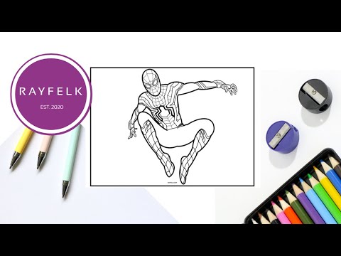 Marvel | Spider-man No Way Home | Spiderman coloring Pages | Rayfelk Printable coloring Pages