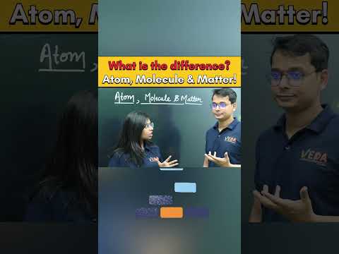 Can you tell the Difference ? ll Atom, Molecule and Matter ll