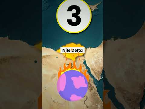 Nile Delta & Nile River #knowledge_booster #fact #geography