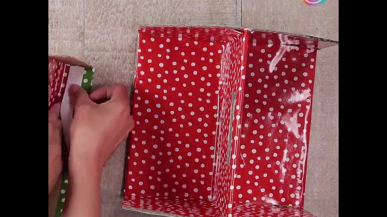 ¡Convierte tu vieja caja de zapatos en esta increíble caja organizadora portátil!