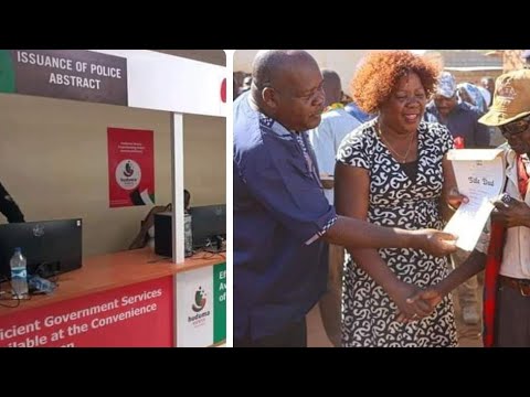 New Land Registry at Kathangachini as MP Gitonga Murugara Wins New Ndengu Bill is Parliament.Makofîî
