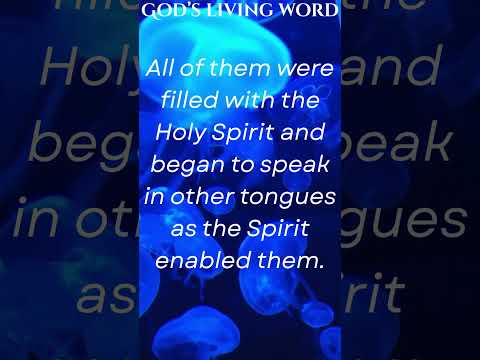 All of them were filled with the Holy Spirit and began to speak in other tongues #god #faith #love