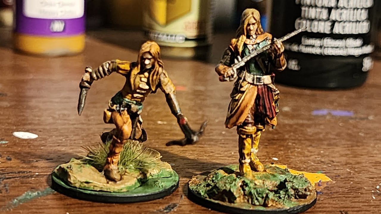 D&D Half-Elf Rogue Female - Brady Paints