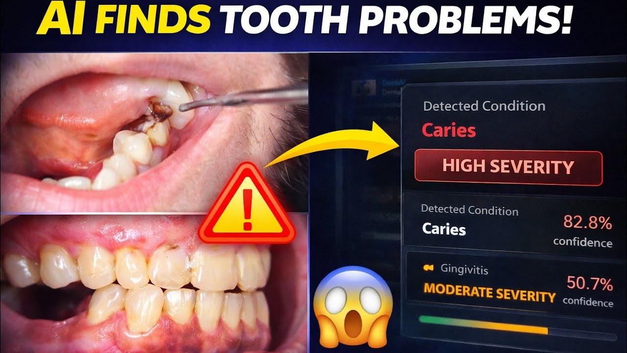 AI-Powered Tooth Disease Detection System  || Machine Learning Application 