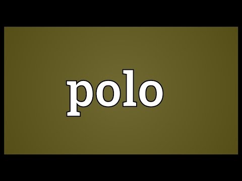 Polo Meaning