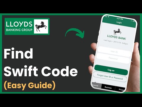 How to find the SWIFT code of Lloyds Banking Group