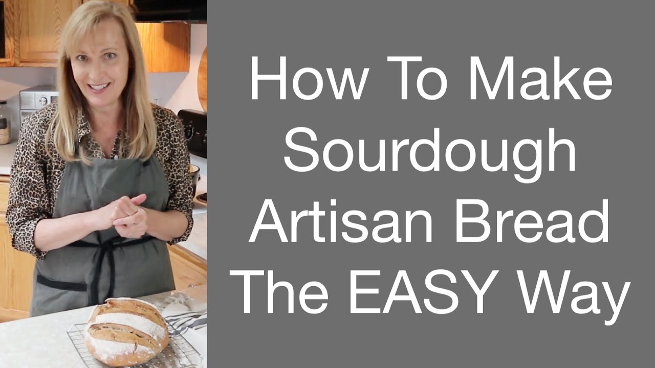 How To Make Sourdough Artisan Bread The EASY Way | AnOregonCottage.com