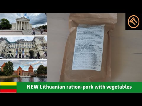New Lithuanian single meal ration menu 1 - BB 2024