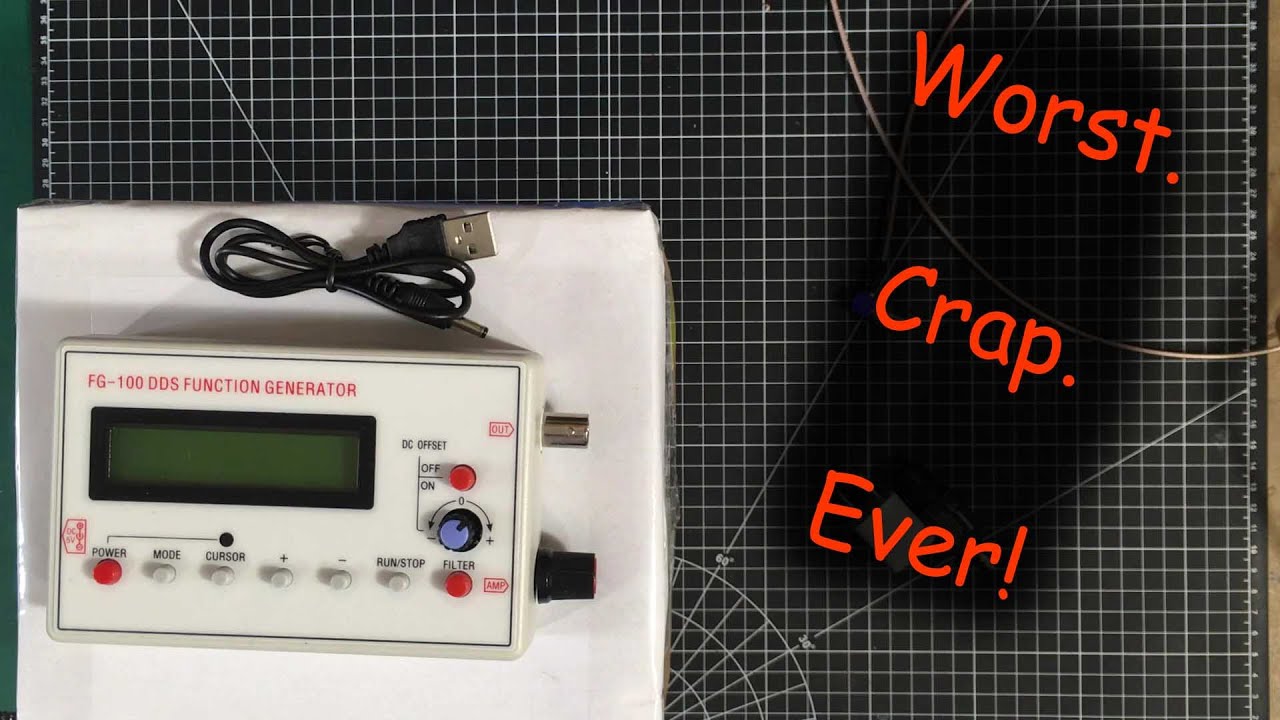 Uni-Byte 0060 - FG 100 DDS Function Generator: NO!  JUST NO!