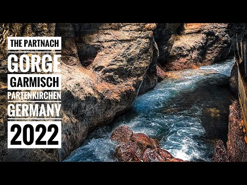 Partnach Gorge on a Walking Tour - Garmisch, , Germany 2022 - 4K UHD!