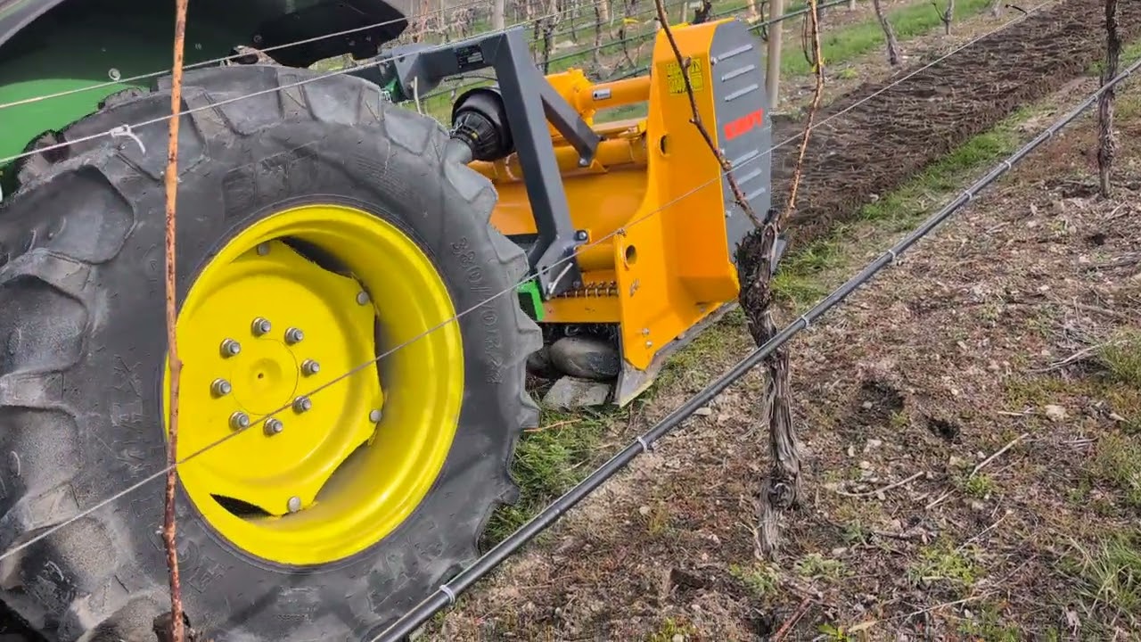 Efficient Vineyard Stone Crushing with Kirpy BPLF in British Columbia