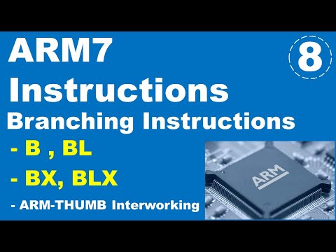 ARM Instruction Set - Branching Instructions - B, BL,BX,BLX