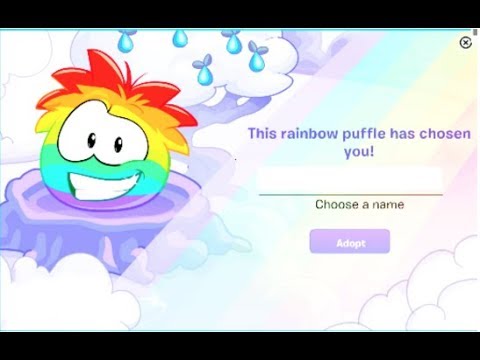 [TUTORIAL] How to Get a RAINBOW PUFFLE in Club Penguin Online!