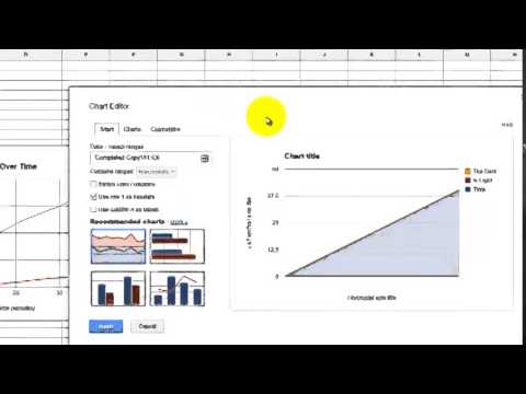 Creating and Inserting A Data Table Into A Lab Using Google Sheets and Google Docs