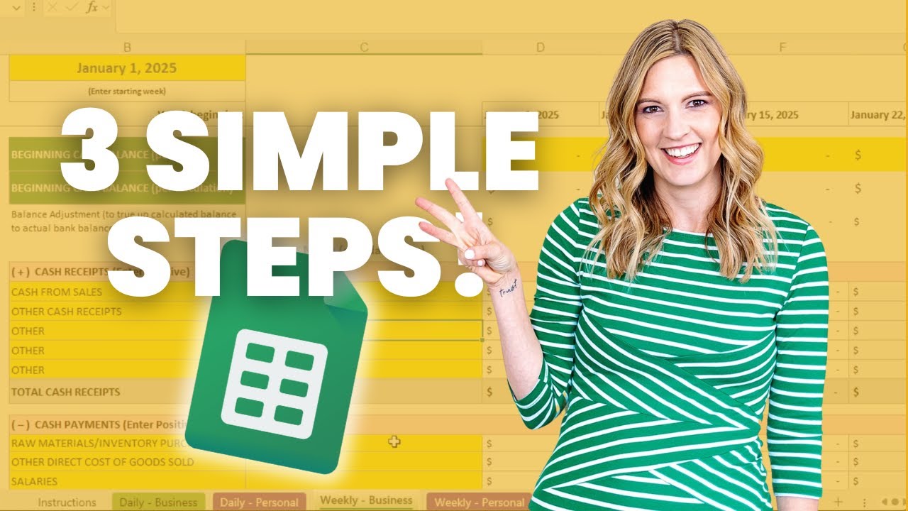 How to Create a Cashflow Forecast in 3 Easy Steps [Google Sheets Tutorial]