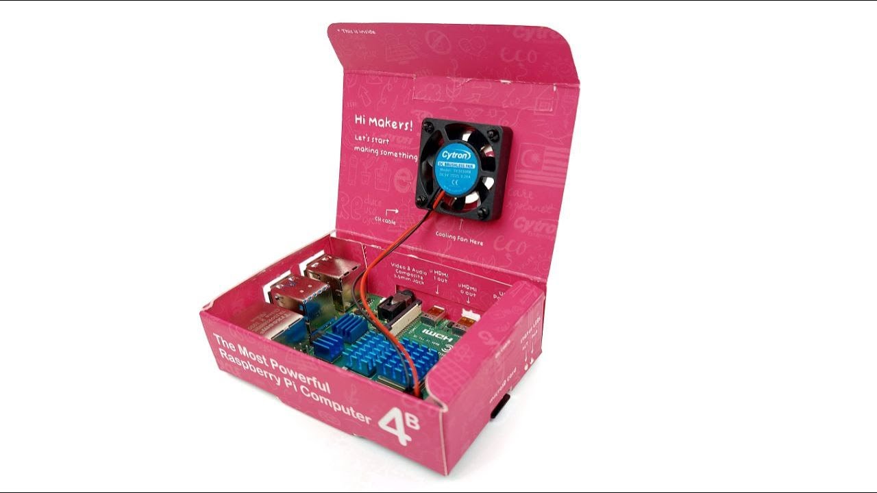 Environmentally Friendly Maker Box with Cooling Fan and Kits