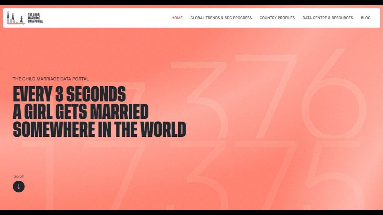Launch webinar: The Child Marriage Data Portal [ENGLISH]