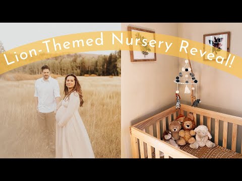 Baby Boy Nursery Reveal & Tour! | Lion Themed & Warm Toned