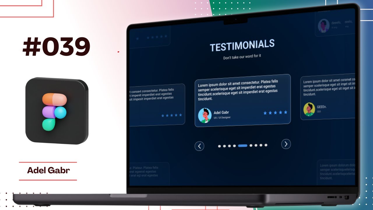 Create TESTIMONIALS Page with Figma | Daily UI Design Challenge 039