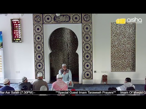 Hadith Class - Aisha Masjid & Islamic Centre Reading