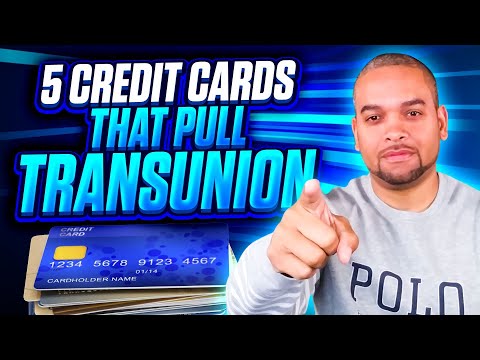 5 Credit Cards That Only Pull TRANSUNION For Approvals🔥
