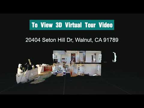 3D Virtual Tour Video of 20404 Seton Hill Dr, Walnut, CA 91789