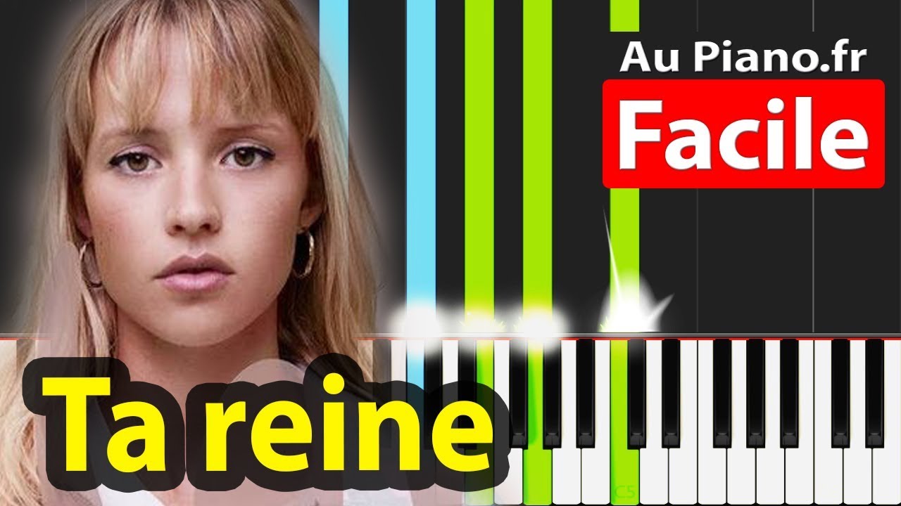 Angèle Ta Reine - Piano Facile Aupiano.Fr - Au Piano.Fr