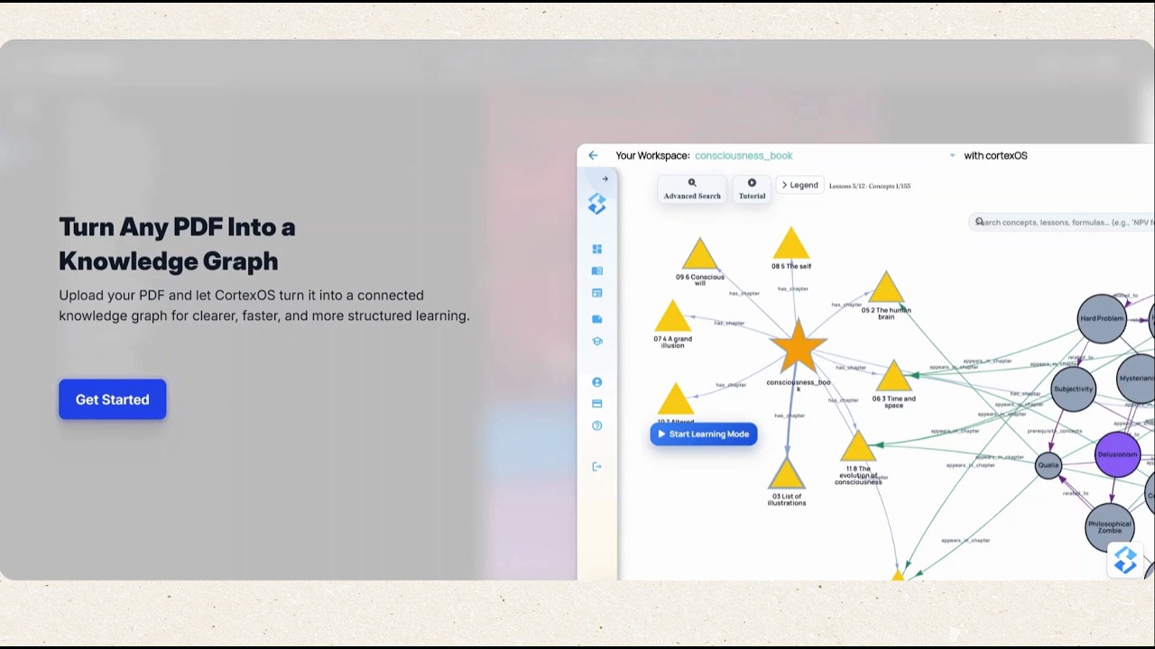Stop Reading PDFs the Old Way | CortexOS Knowledge Graph