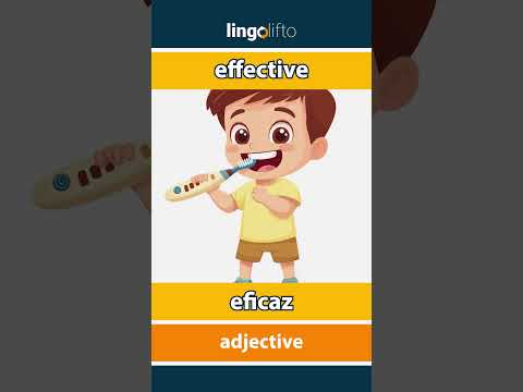 🇬🇧🇪🇸 effective - eficaz : learn English : aprendamos inglés : vocabulary builder