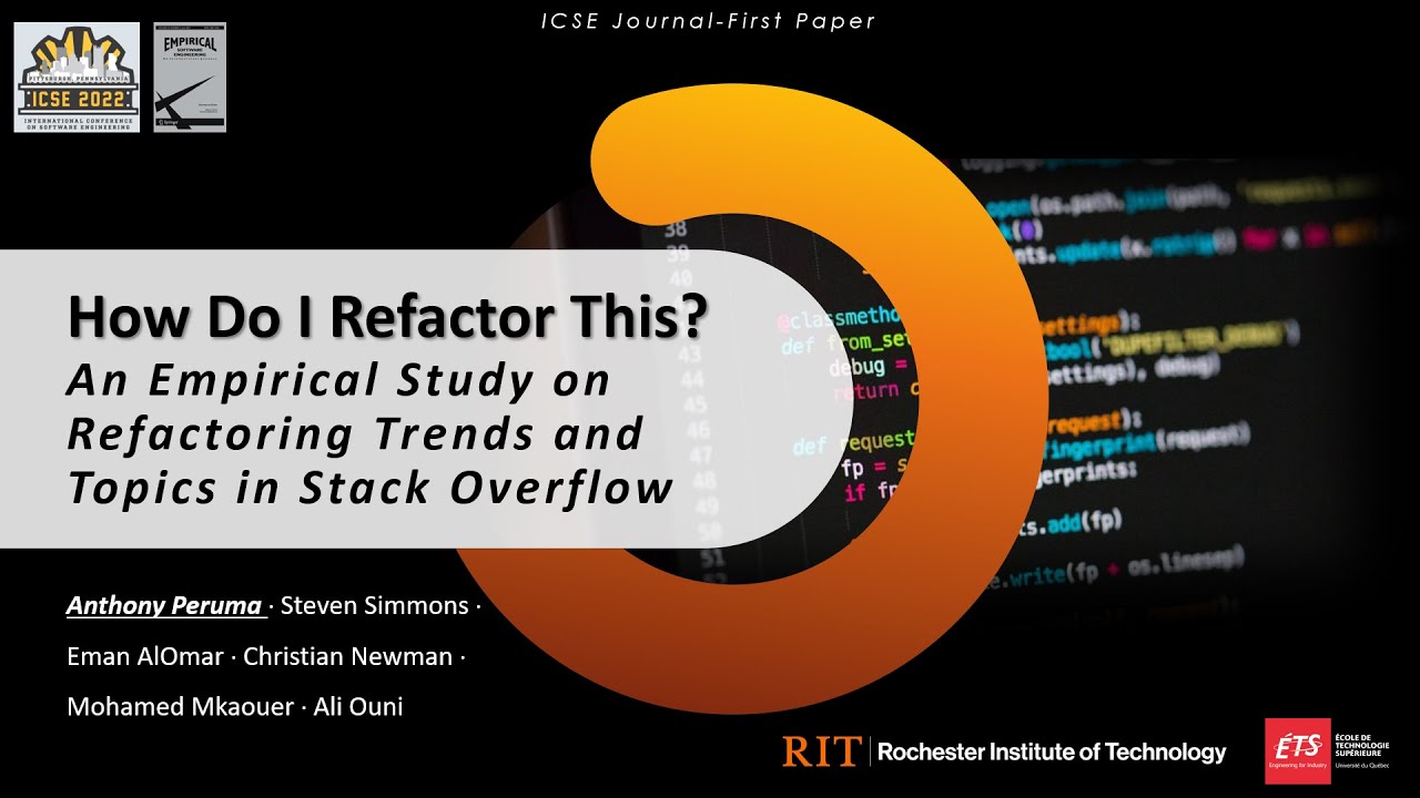 How Do I Refactor This? An Empirical Study on Refactoring Trends and Topics in Stack Overflow