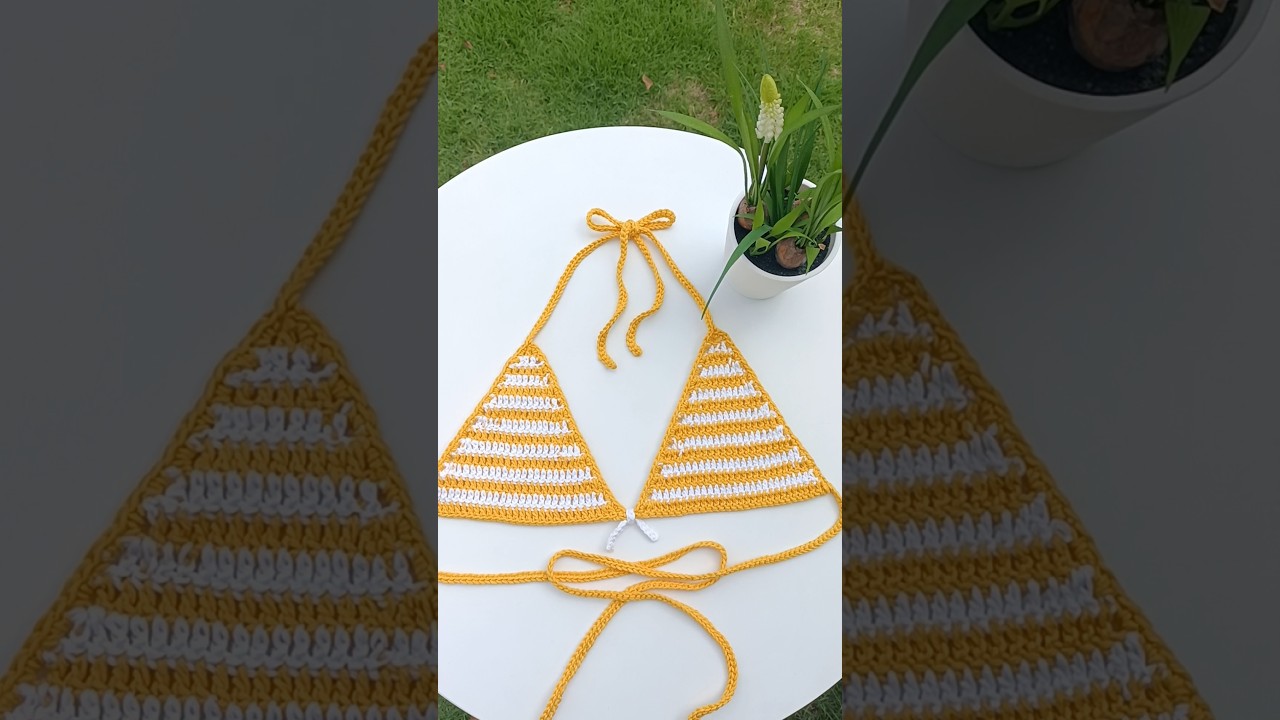 Ready for a basic bikini tutorial? New tutorial coming up! #crochet #crochetbikini #crochettutorial