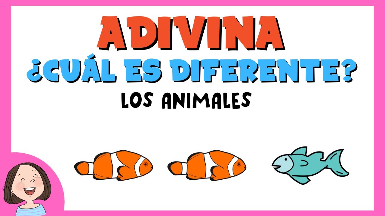 Adivina ¿cuál es el diferente?: Los animales