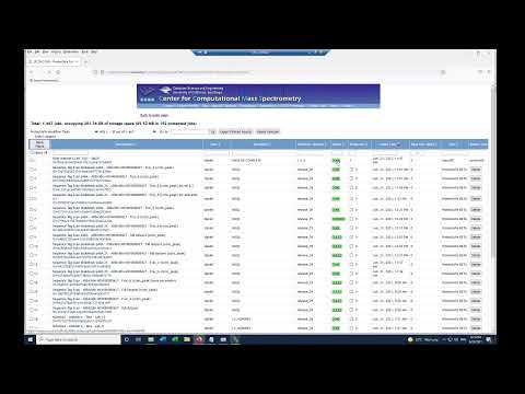 LC-MS/MS raw file conversion to .mzML format, data upload, and MassIVE data set submission