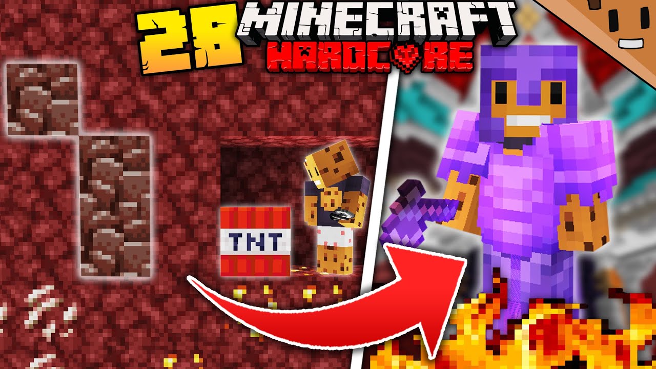 UNLIMITED NETHERITE in Minecraft Hardcore! (#28)