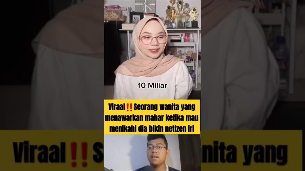 viral pengantin wanita ini minta mahar 10 miliar #shortvideo #pengantin #nikah