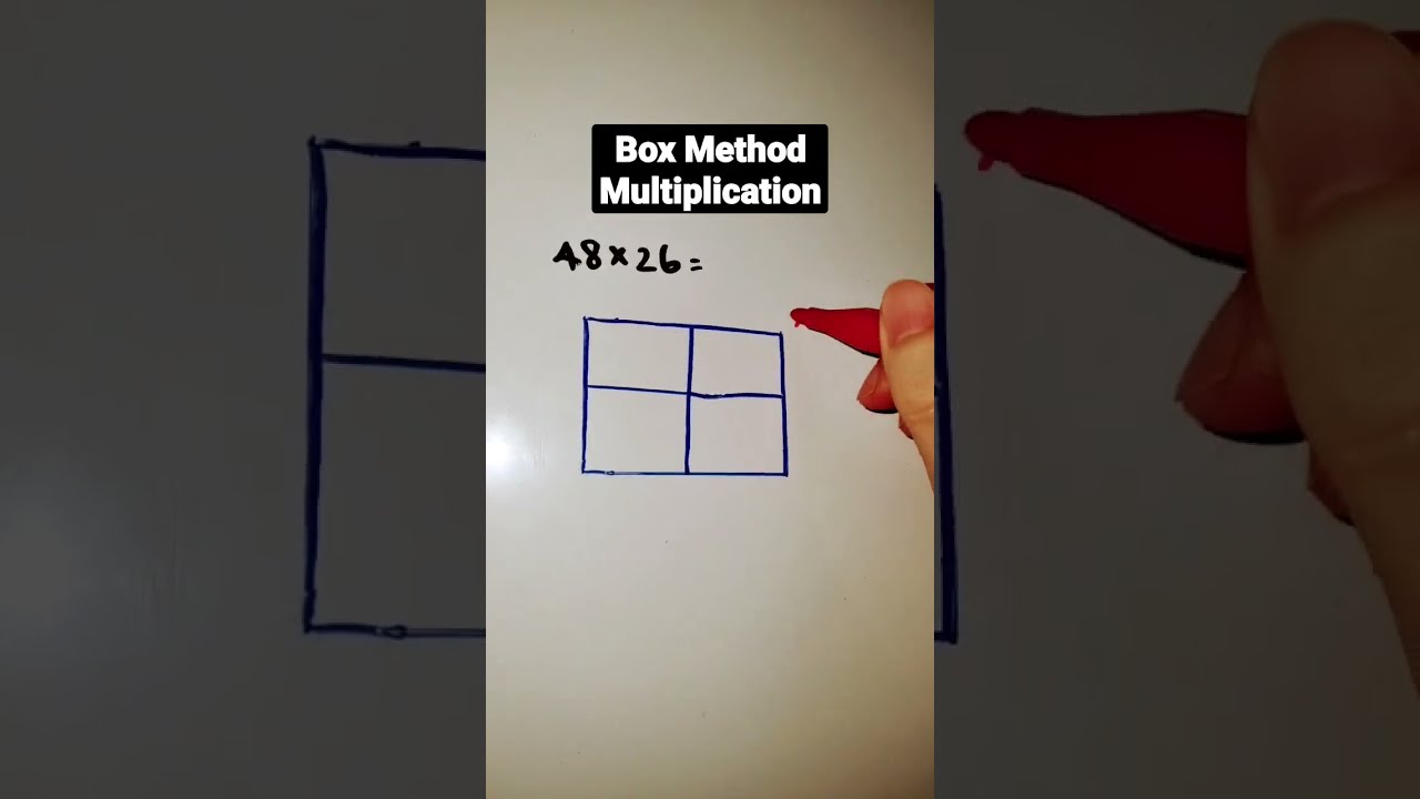 Box Method Multiplication #shorts