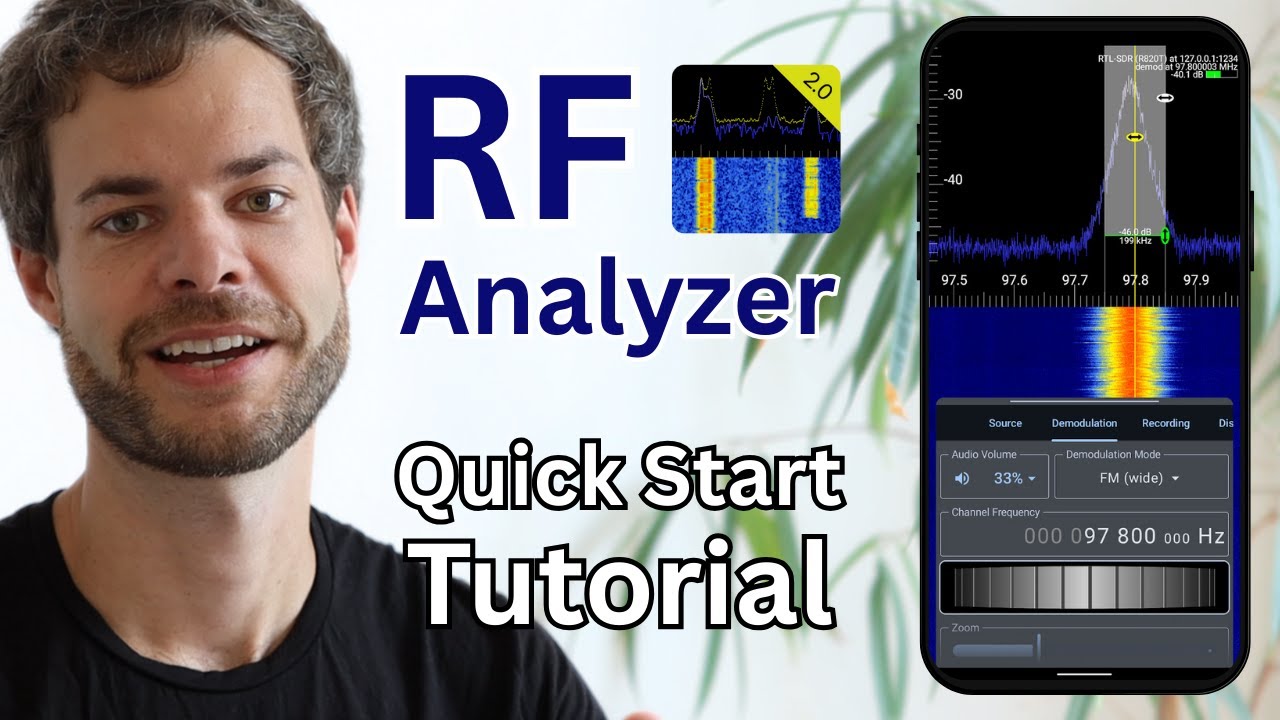 RF Analyzer 2.0 - Quick Start Tutorial - Android SDR App
